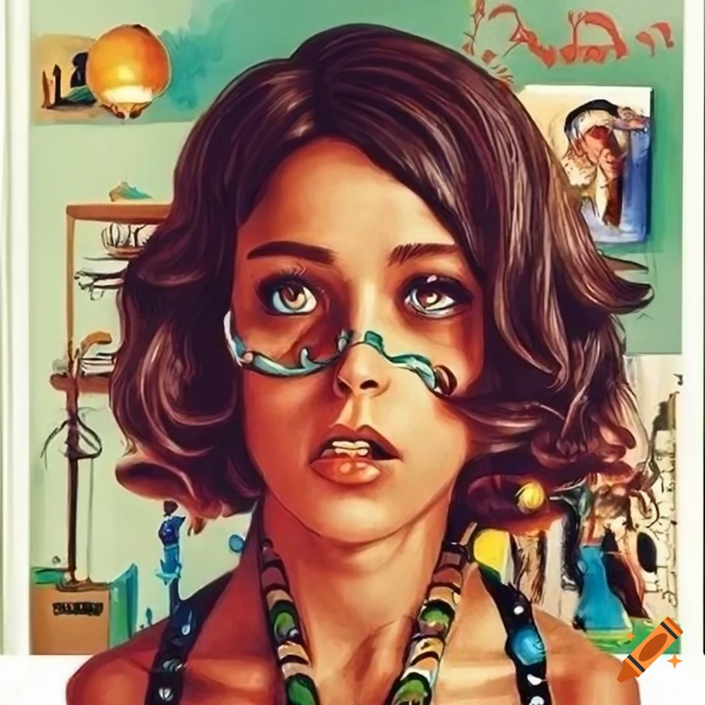 Artistic illustration from the graphic novel 'fauna lsd' by norman ...