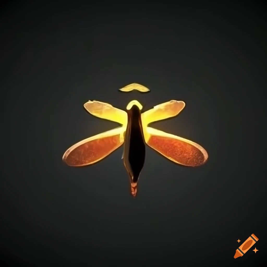 Firefly logo on black background in a sci-fi style on Craiyon