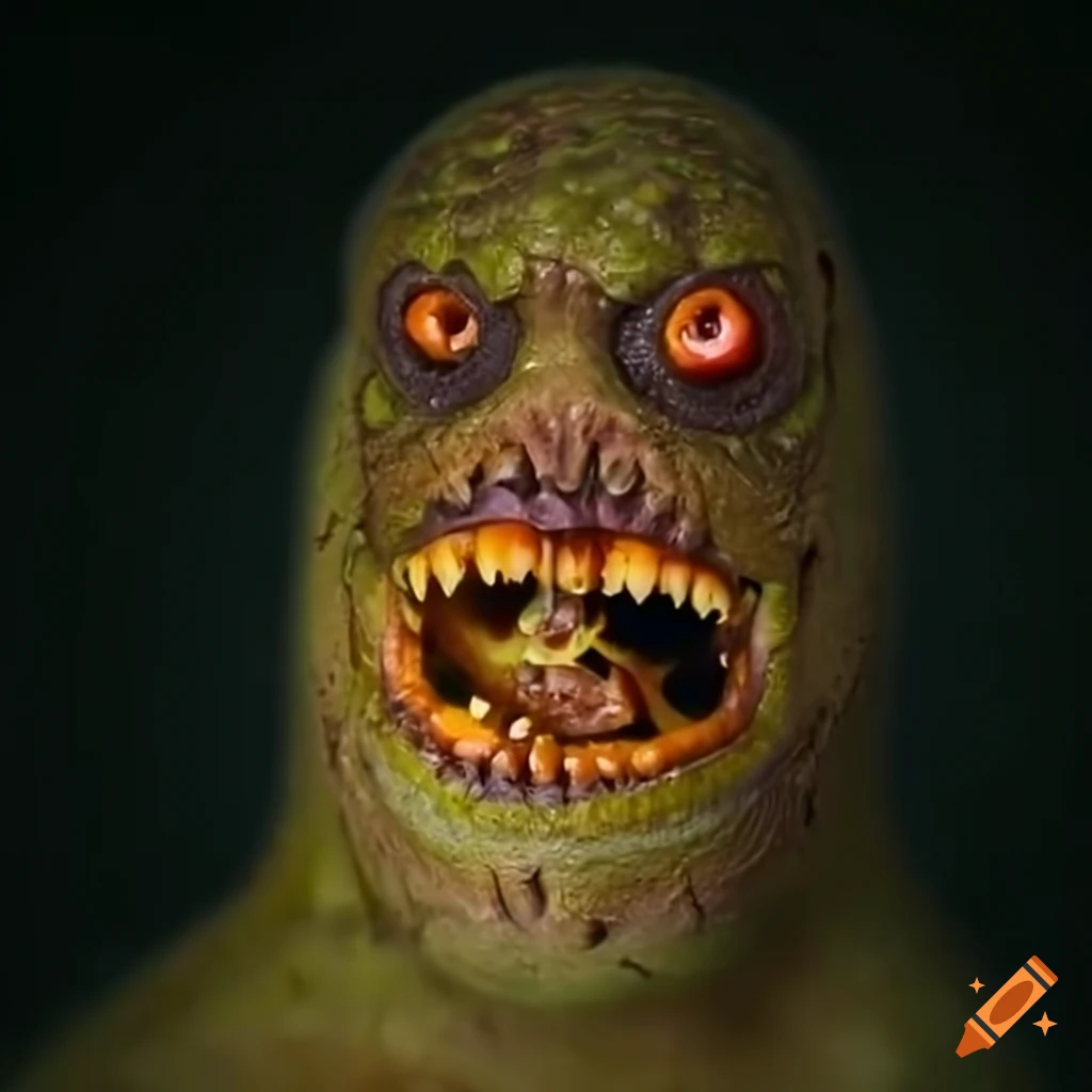 Mutant omega mart lemon fruit tree monster on Craiyon