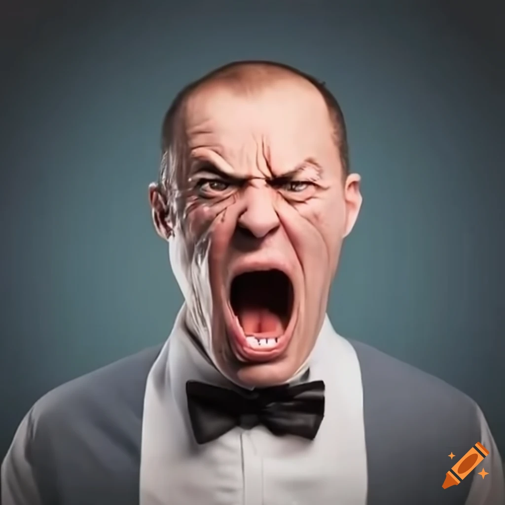 Angry waiter refusing to give ice cream on Craiyon