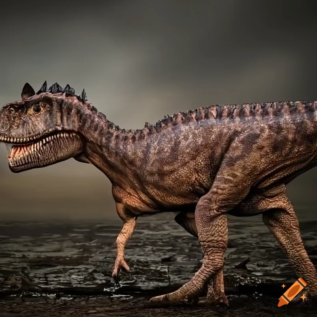 Pair of carnotaurus with intricate color pattern in British Columbia ...
