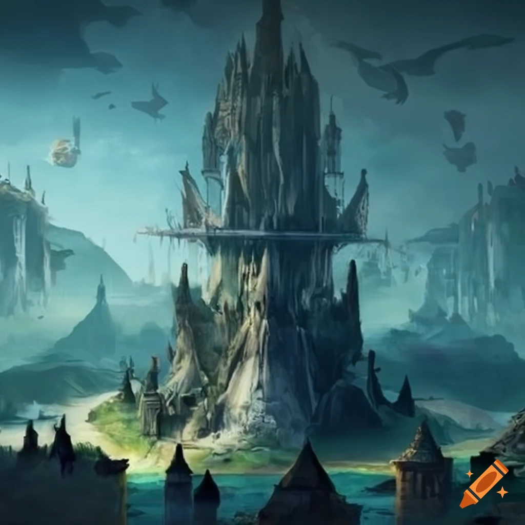 Illustration of an invisible kingdom overlapping a visible kingdom on ...