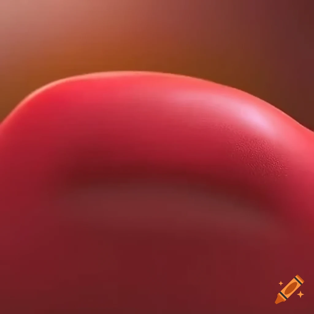 Close-up of Kirby's big red feet on Craiyon