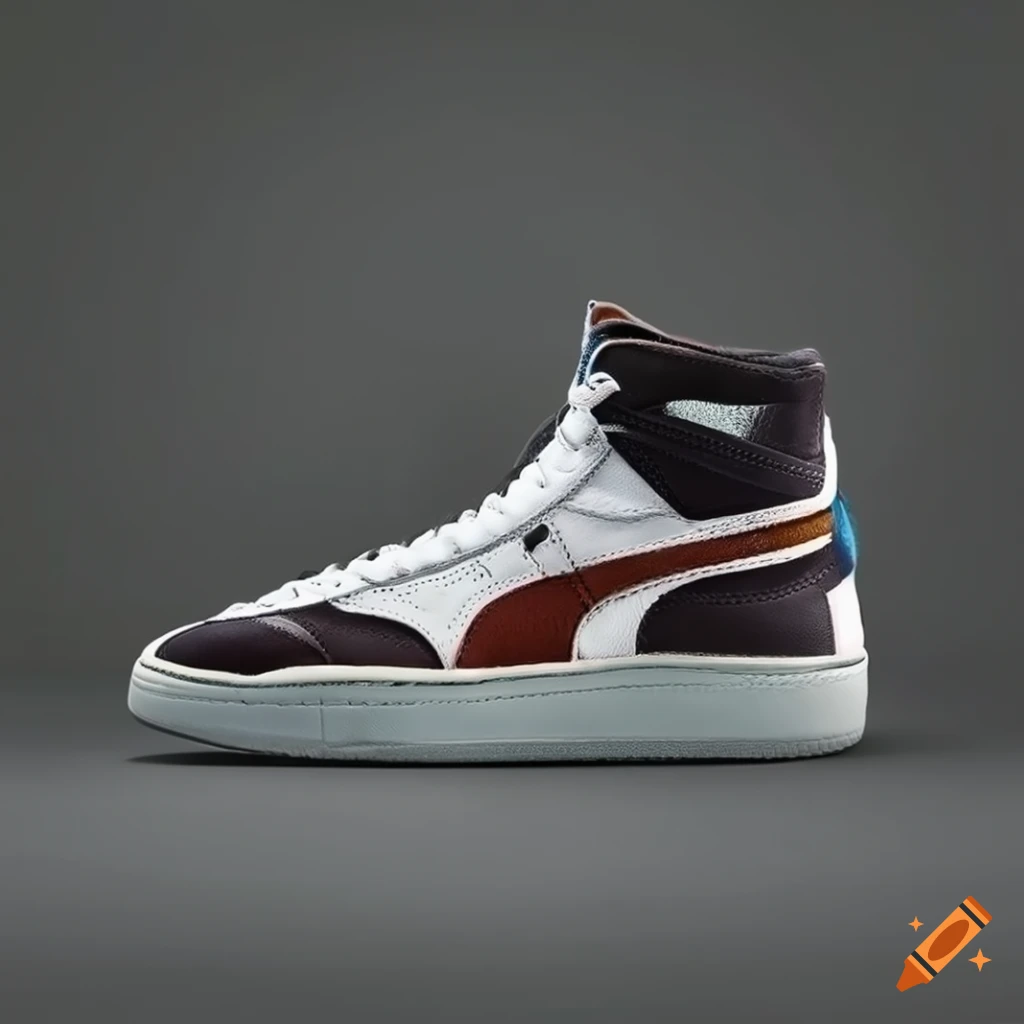 Puma mid model luxury design vintage minimalist on Craiyon