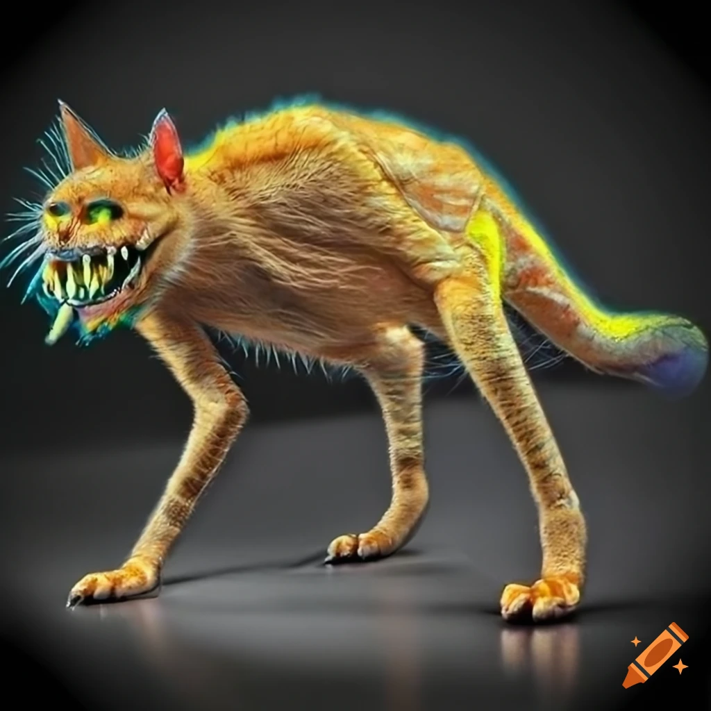 Keywords(black and yellow feline deathclaw cat monster): in the realm ...