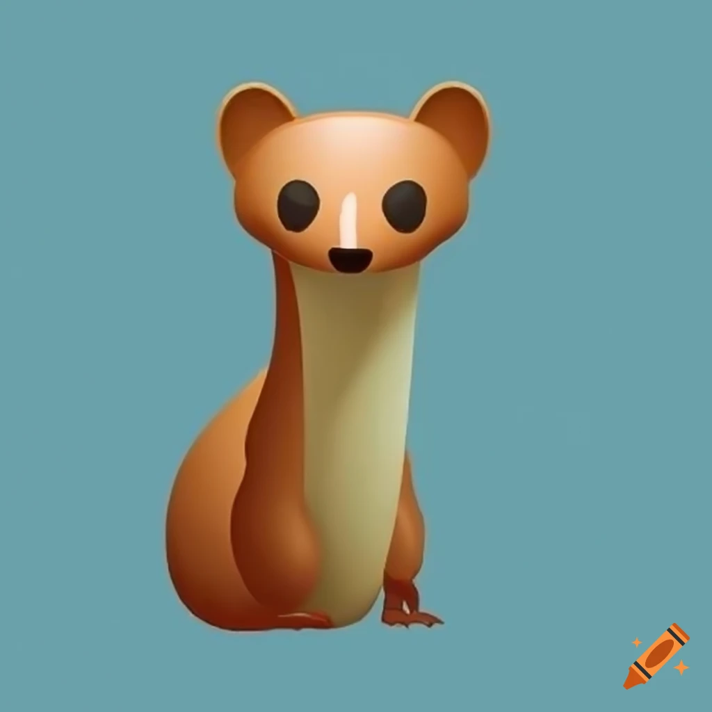 Weasel emoji on Craiyon
