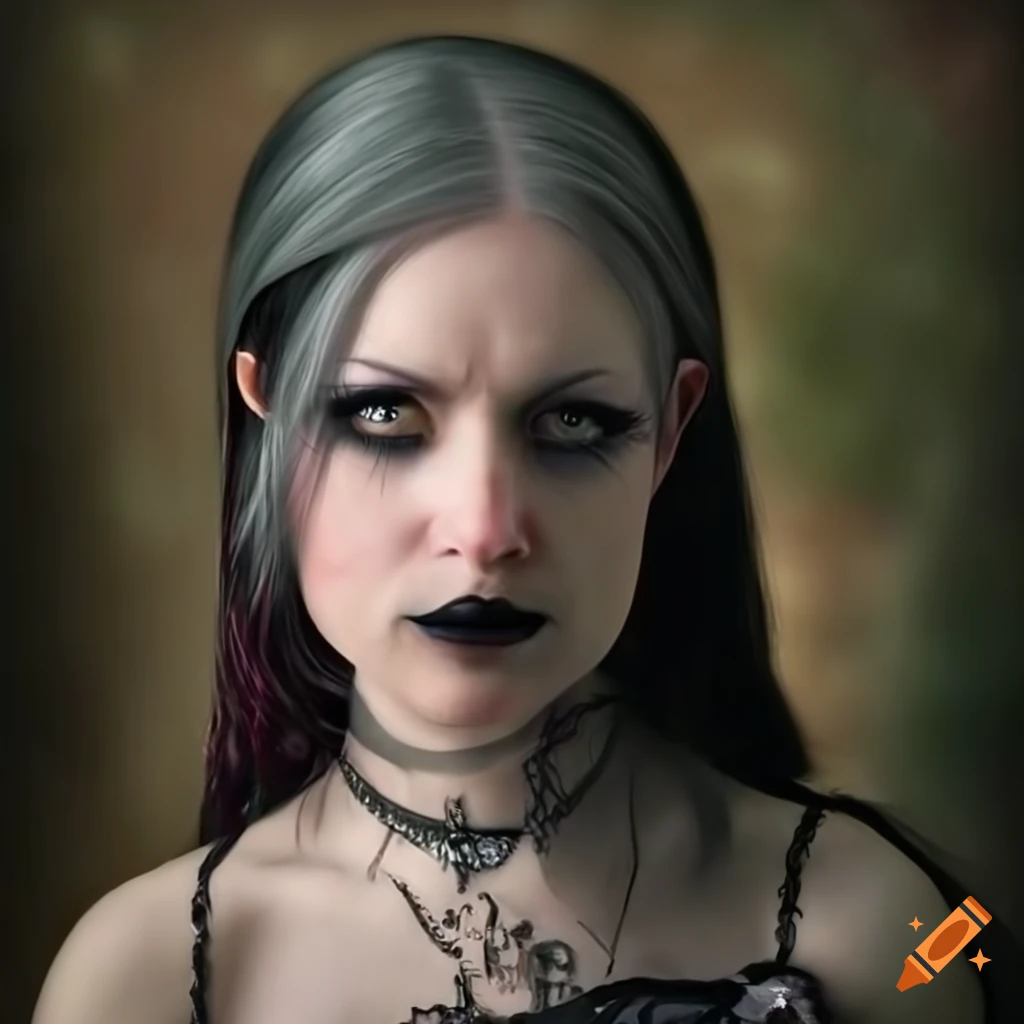 Gothic Woman In Maximum Extreme Hyper Realistic Style On Craiyon