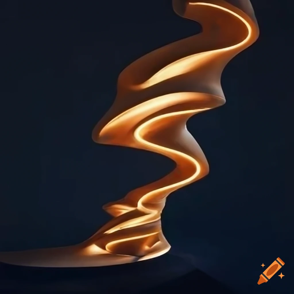 Zaha Hadid and Pierre Paulin's sculpture installation featuring ...