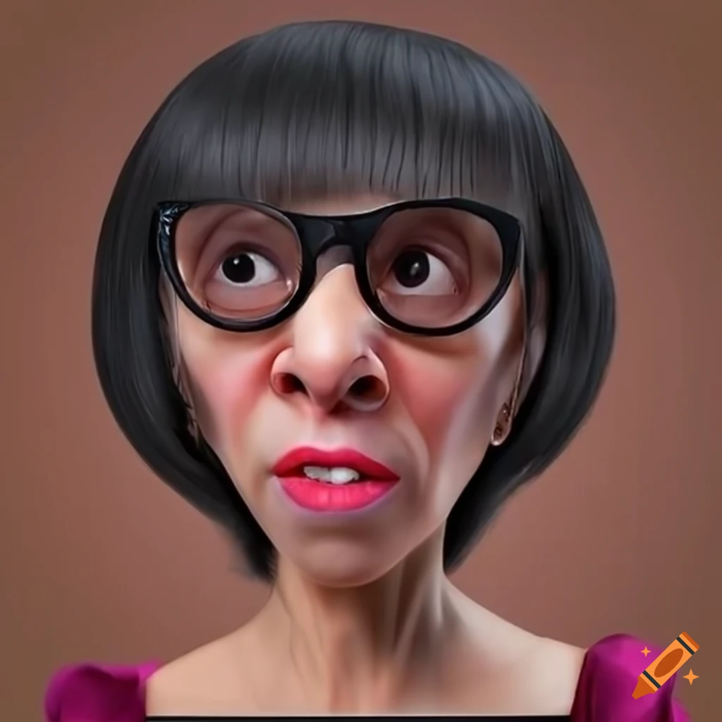 Realistic version of Edna Mode on Craiyon