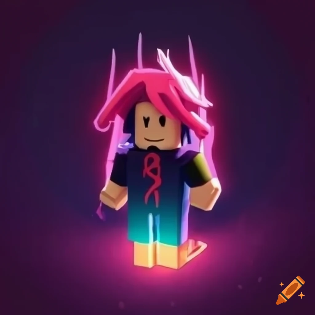 Isometric roblox anime thumbnail on Craiyon