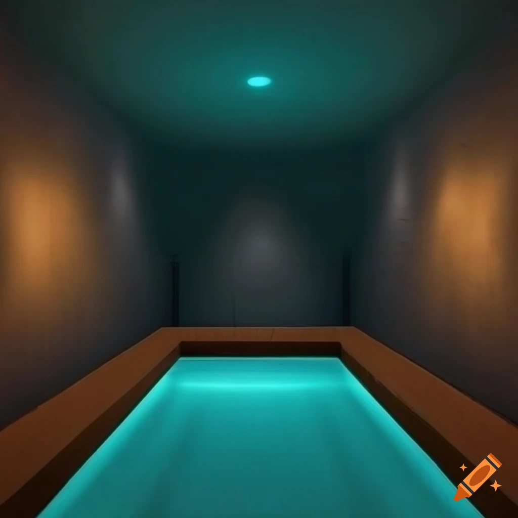 Surreal liminality architecture living room with flowing curvy forms on ...