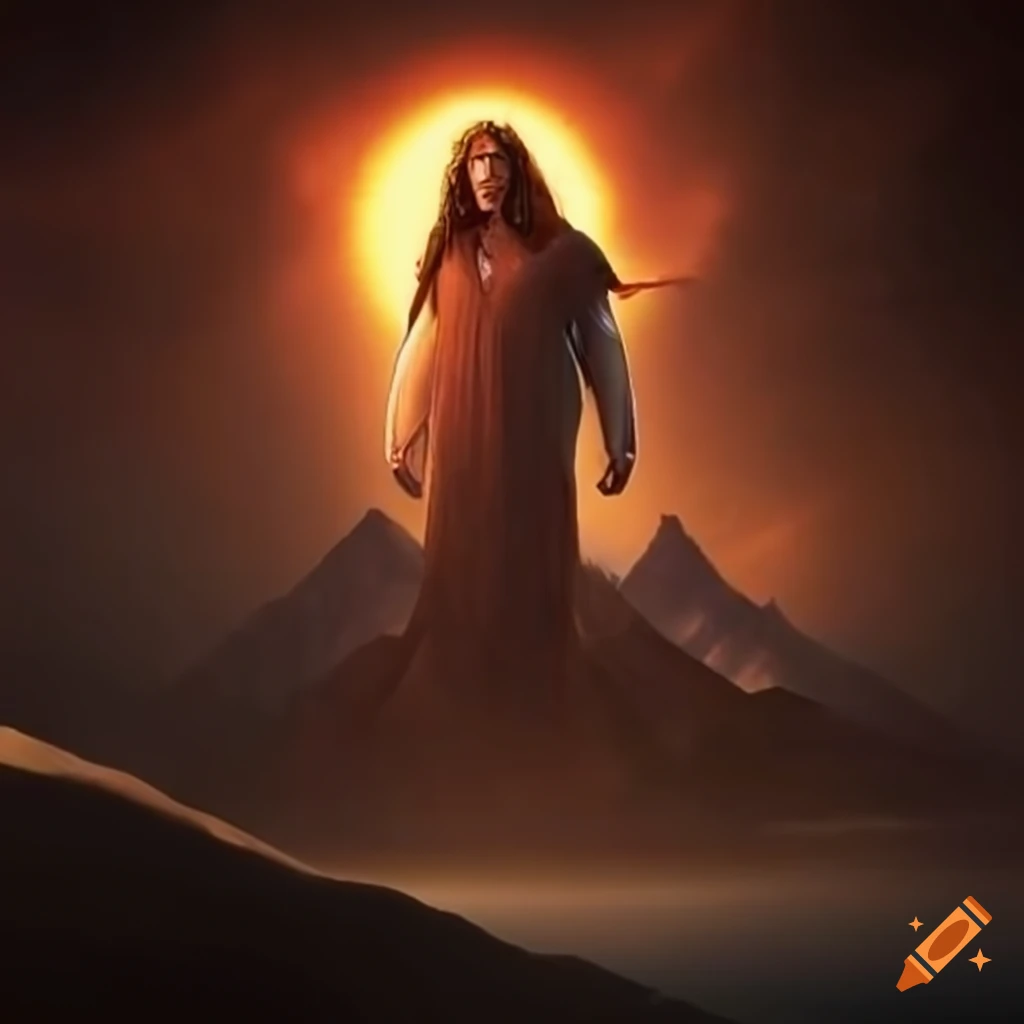 The Bible 2: Hyper realistic and hyper detailed front-facing full body ...