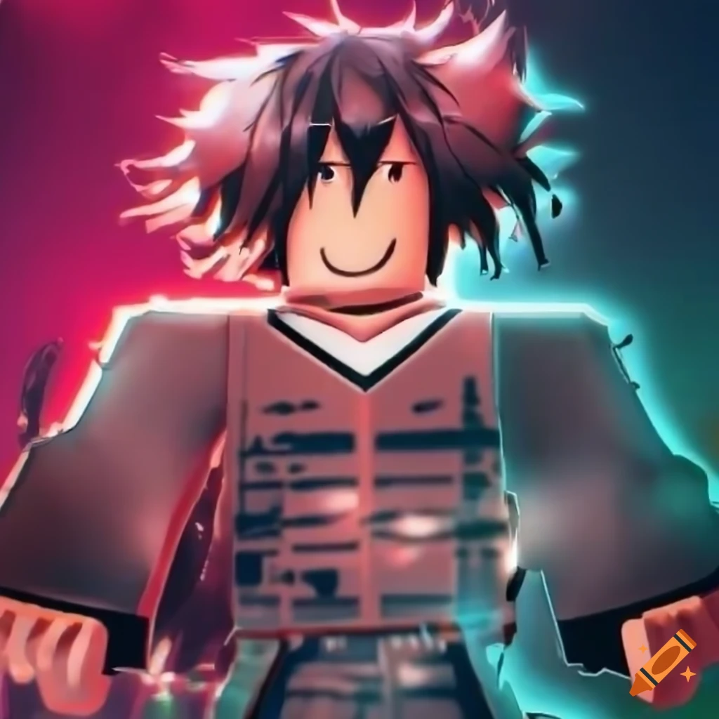 Roblox anime Japanese text thumbnail on Craiyon