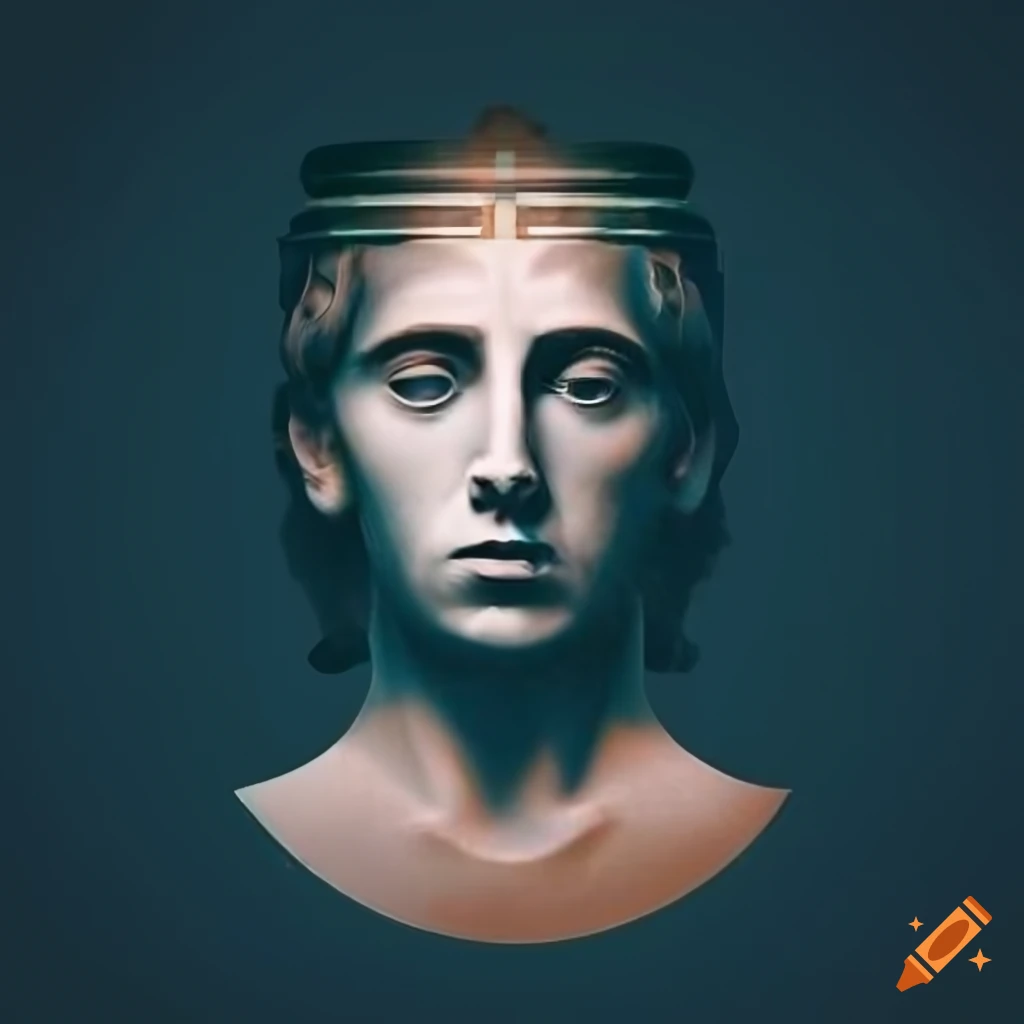 Image incorporating classic Stoic symbols of a ship, olive branch, and ...