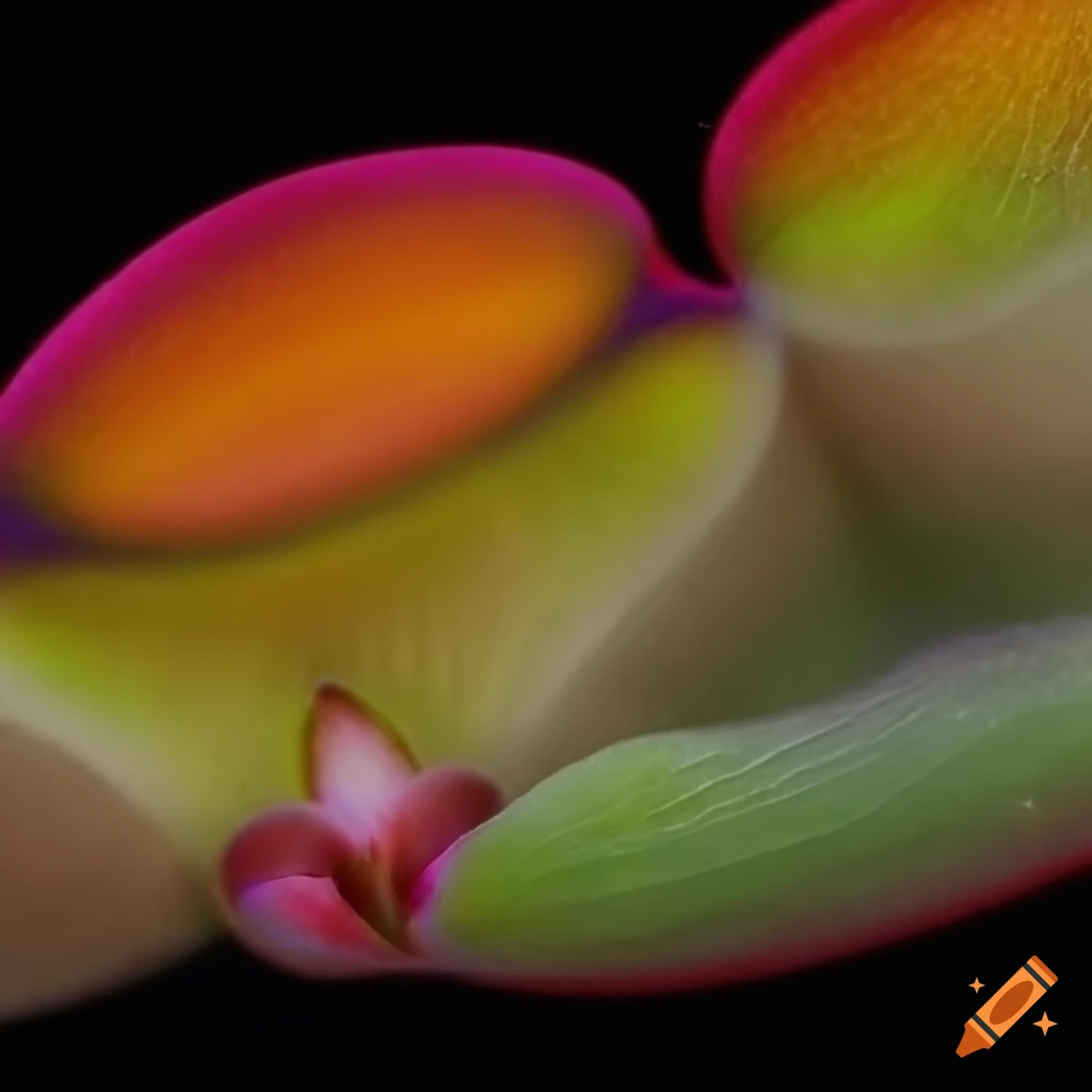 Scientific hyper sharp micro photography of a mountain lake and flowers ...
