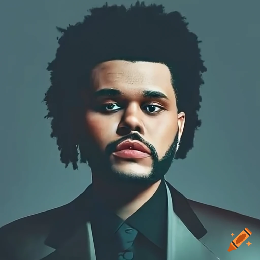 The weeknd on Craiyon