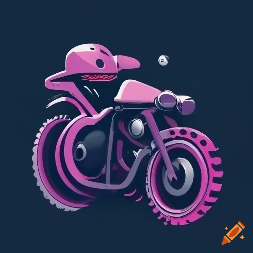 Brain motorcycle monster illustration by heckel on Craiyon