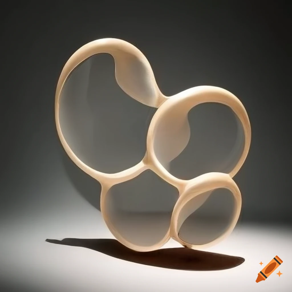 Biomorphic and tubular translucent wall sculpture by Pierre Polin on Craiyon