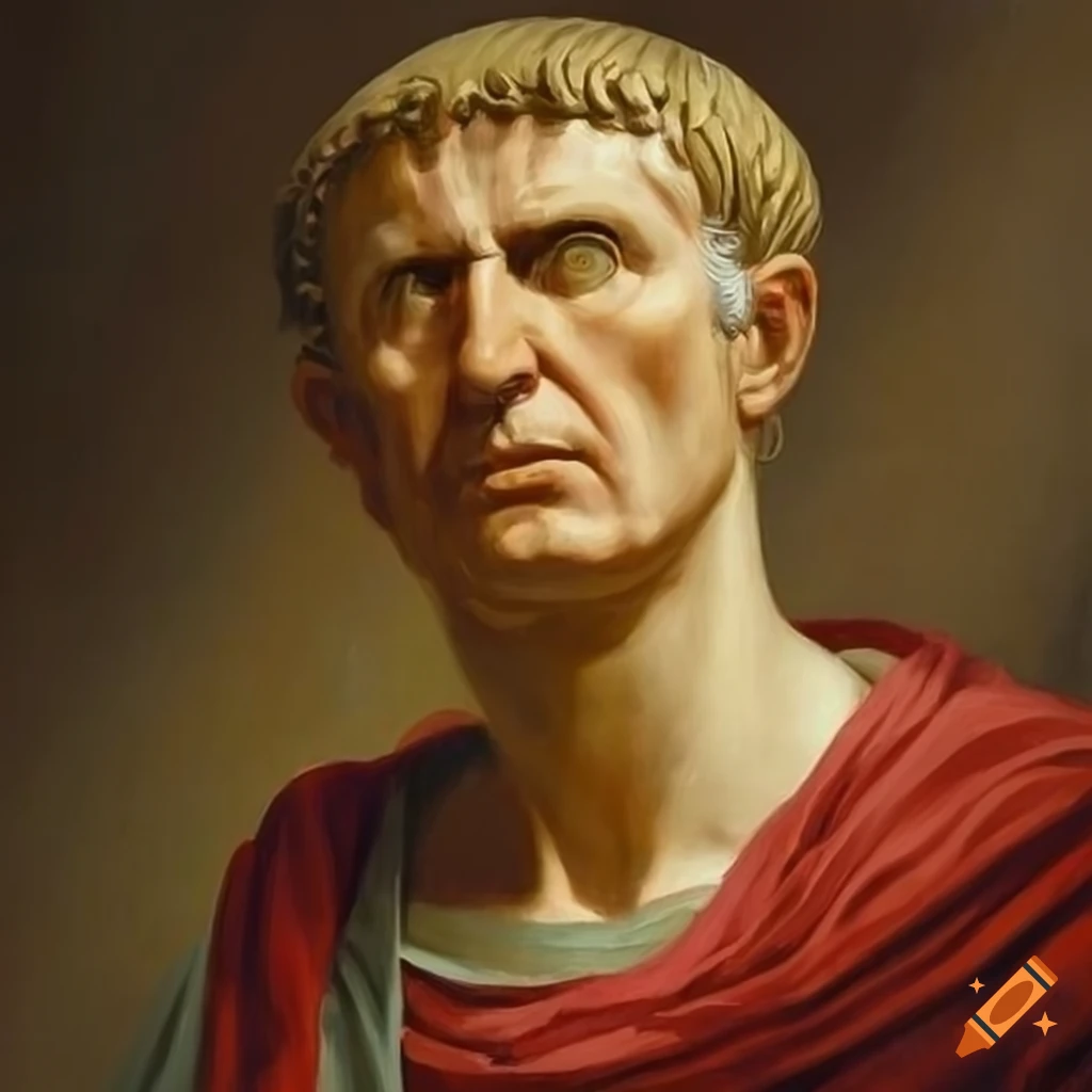 Portrait of julius caesar on Craiyon