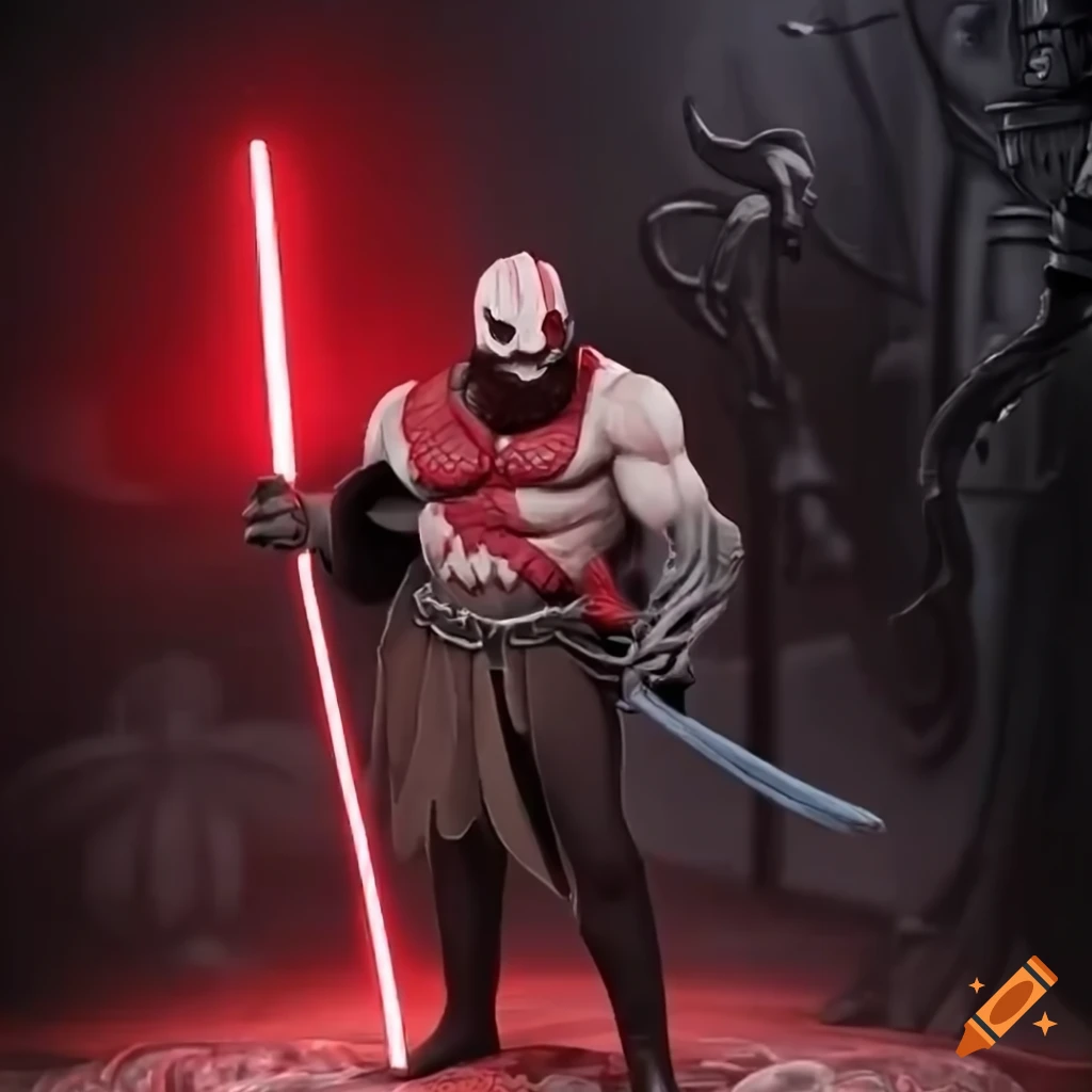 Hollow knight as sith kratos on Craiyon