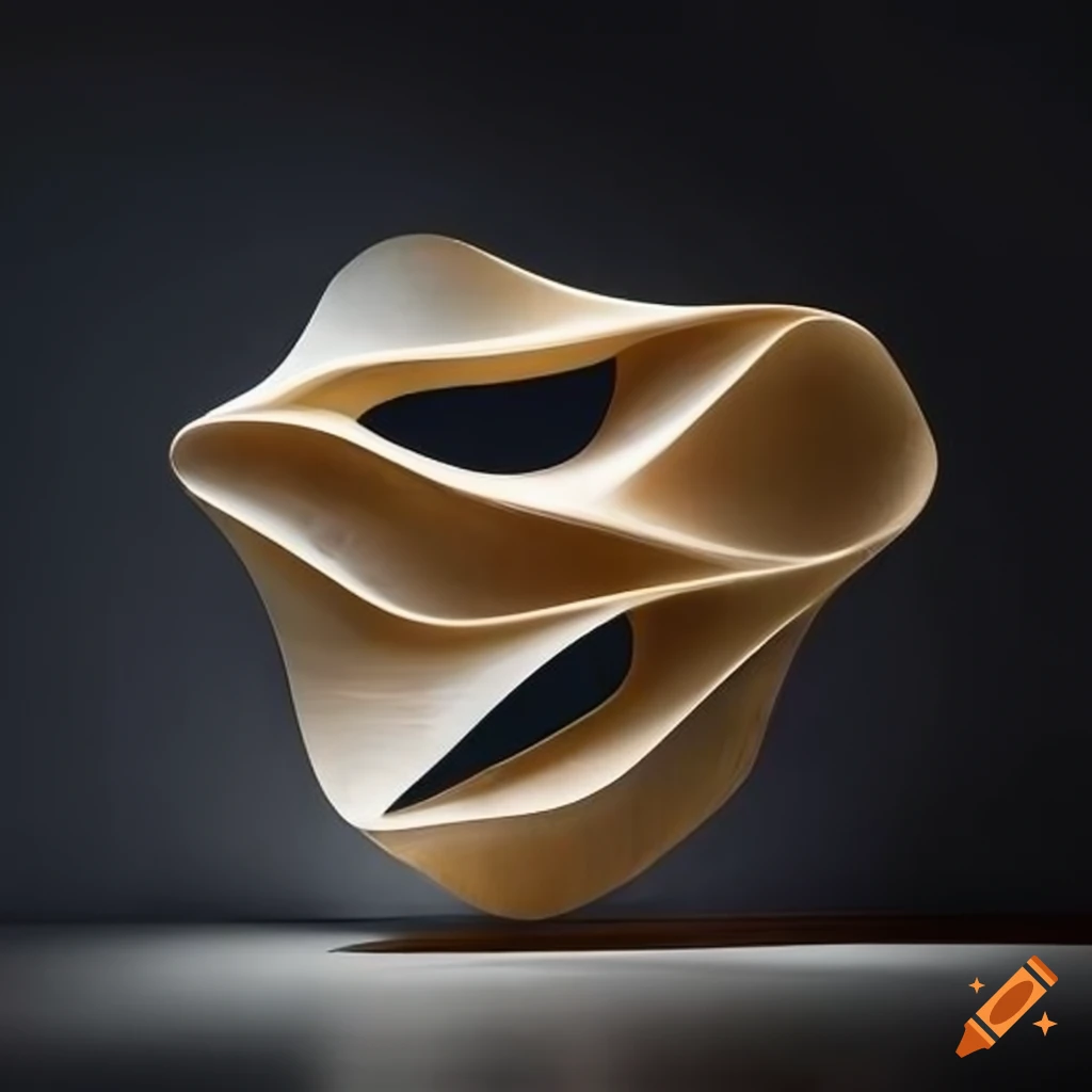 Organic and translucent network of wall sculpture by Zaha Hadid on Craiyon