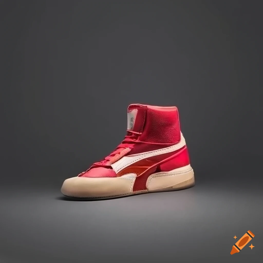 Puma mid model luxury design vintage minimalist on Craiyon