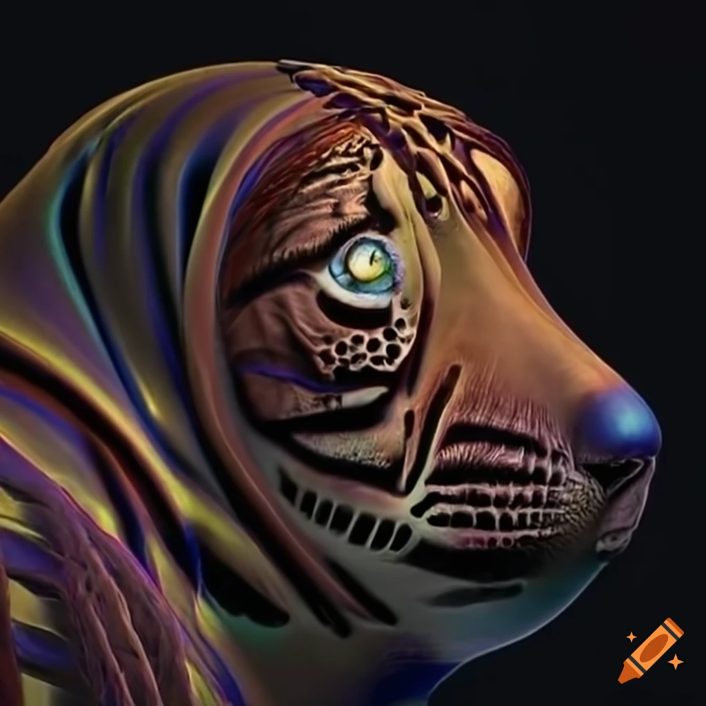 Hyper realistic front-facing closeup of a genetic-themed Bible ...
