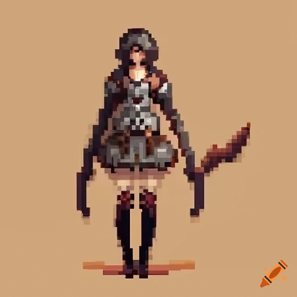 Battle sprite sheet for rpg maker mz on Craiyon