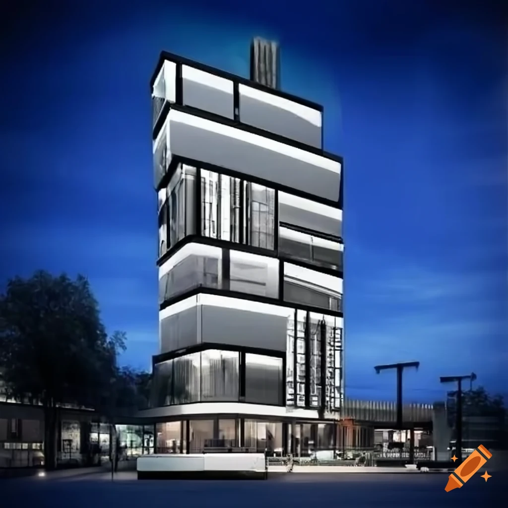 Modern realistic building architecture on Craiyon