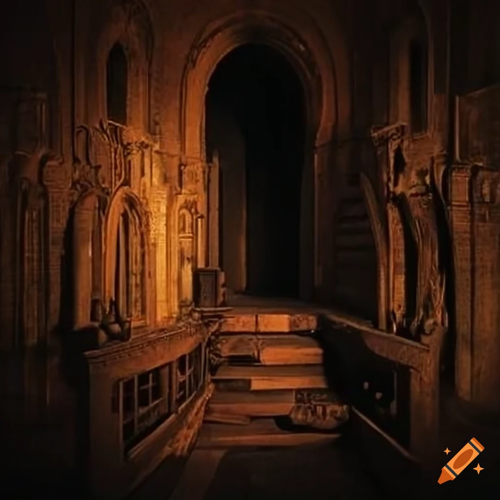 Dark historical artwork on Craiyon