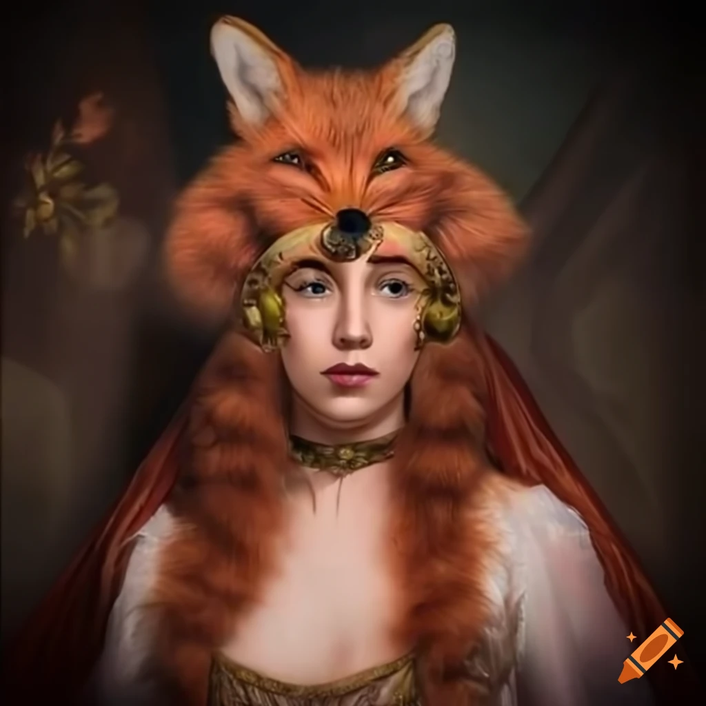 Victorian steam-powered lab with a hyperrealistic portrait of lady ...