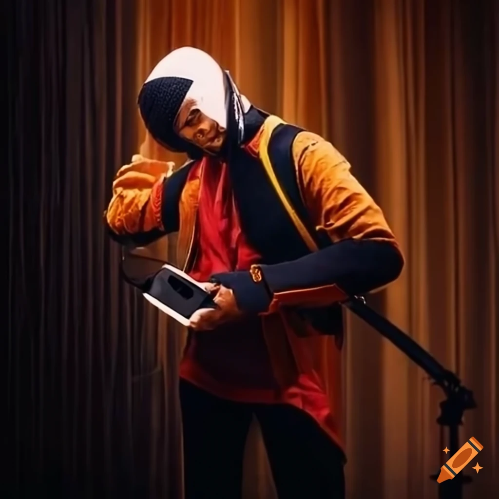 Future the rapper in a recording studio with watches on Craiyon