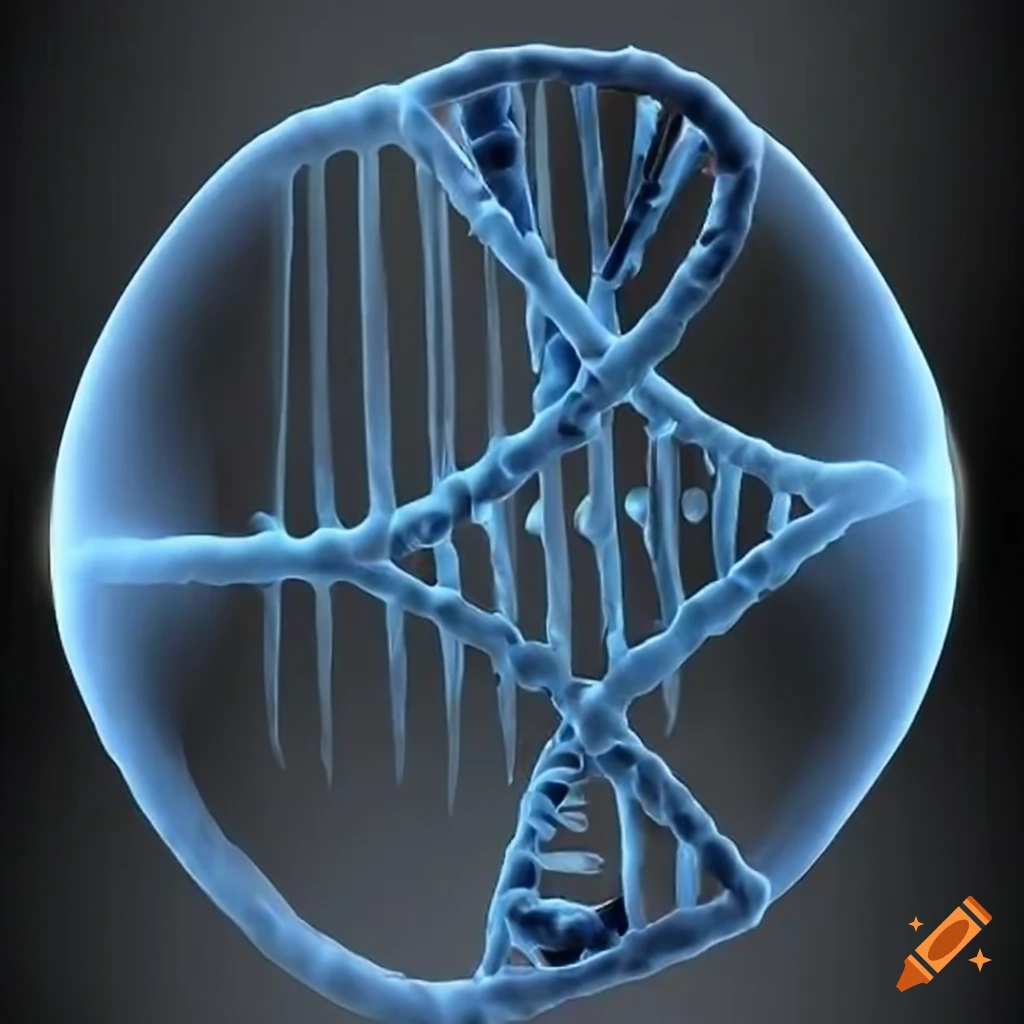 Illustration of dna mutation on Craiyon