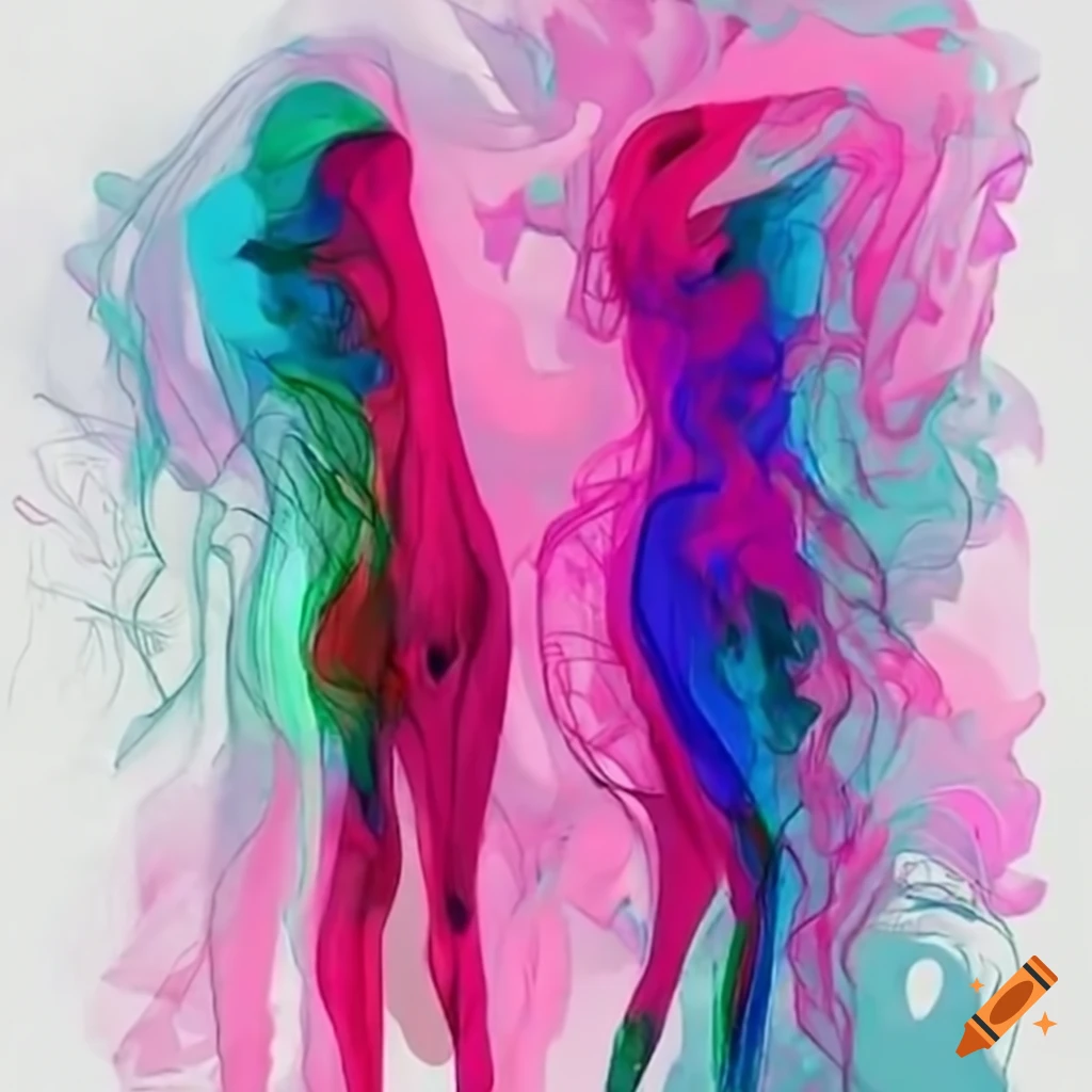 Two bodies hugging on Craiyon