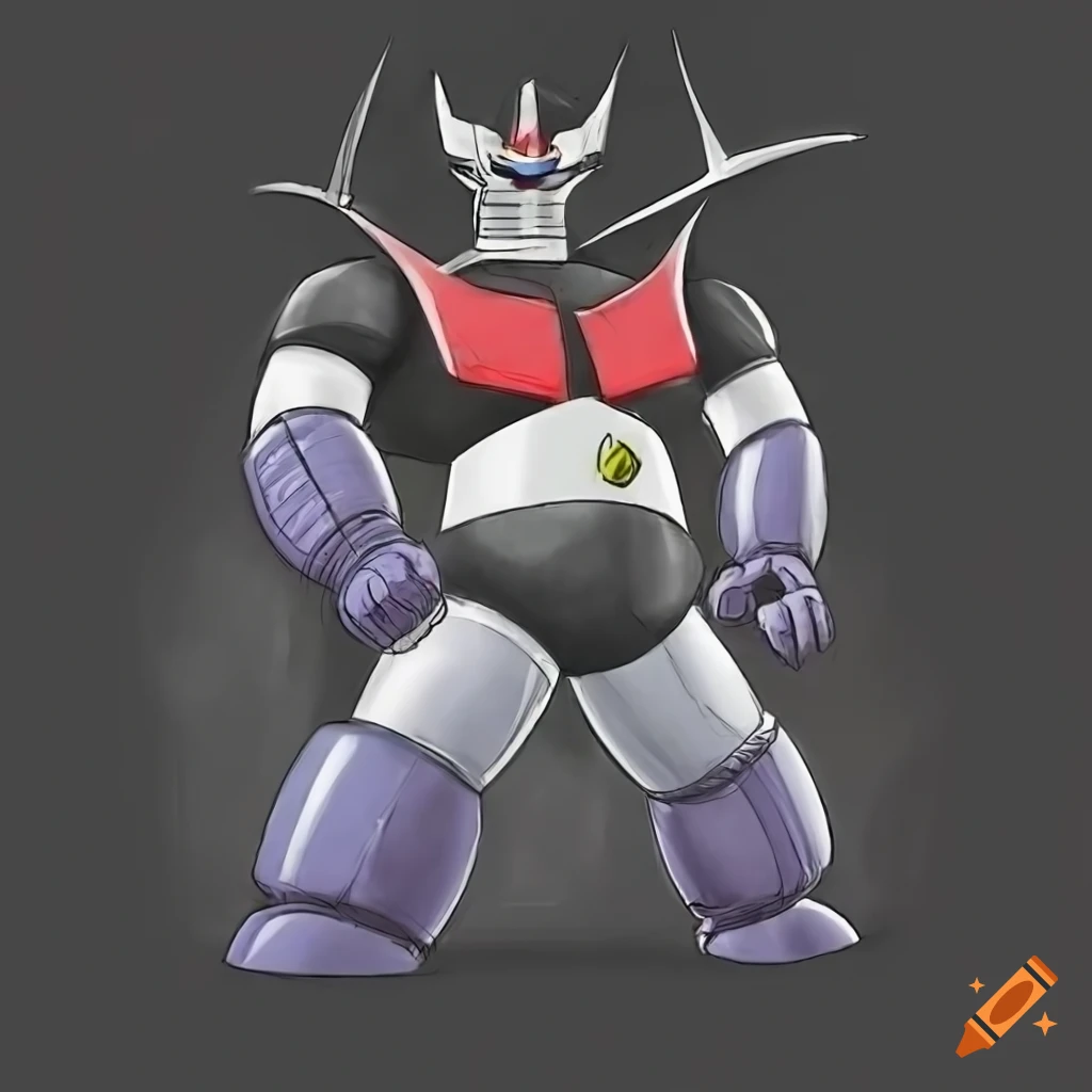 Mazinger Z robot character in a unique interpretation on Craiyon