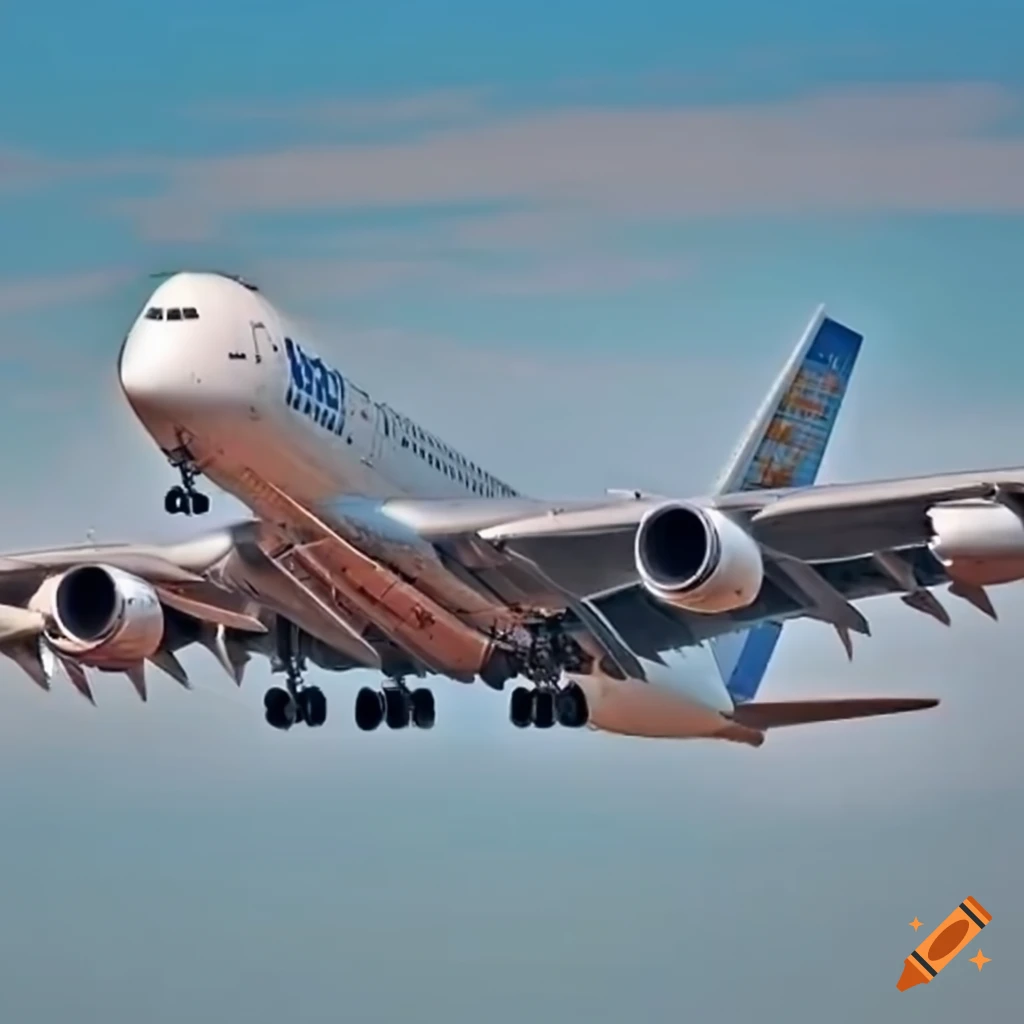 Boeing a380 airplane on Craiyon