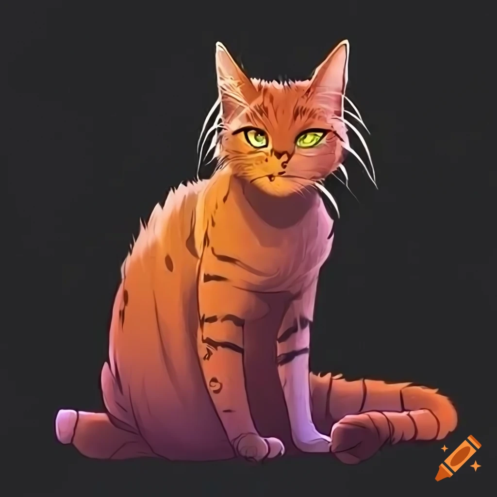 Firestar cat on Craiyon