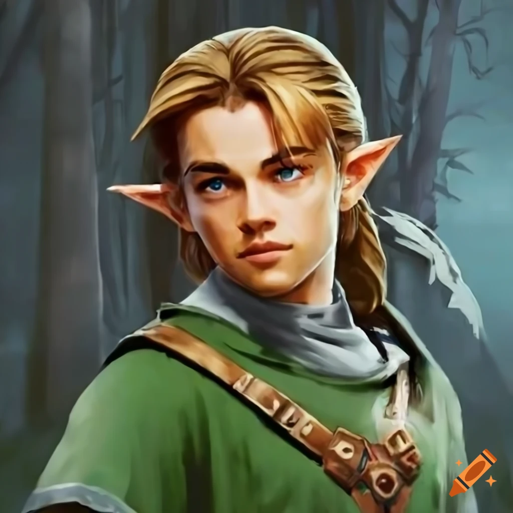 Leonardo dicaprio portraying link from the legend of zelda: twilight ...
