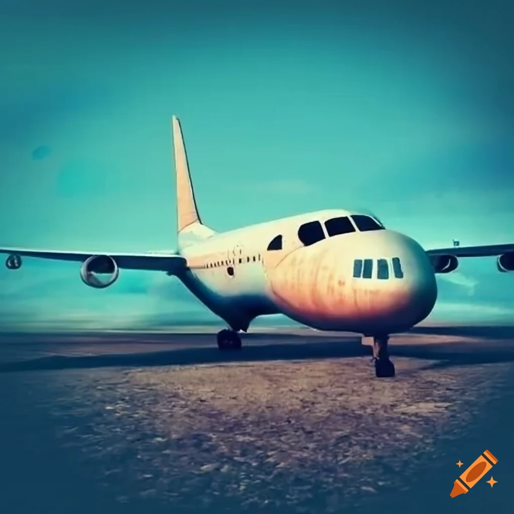 Aircraft on the ground on Craiyon