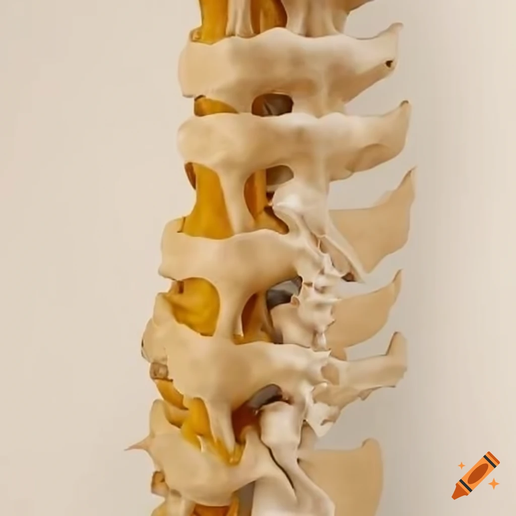 Human spine study on Craiyon