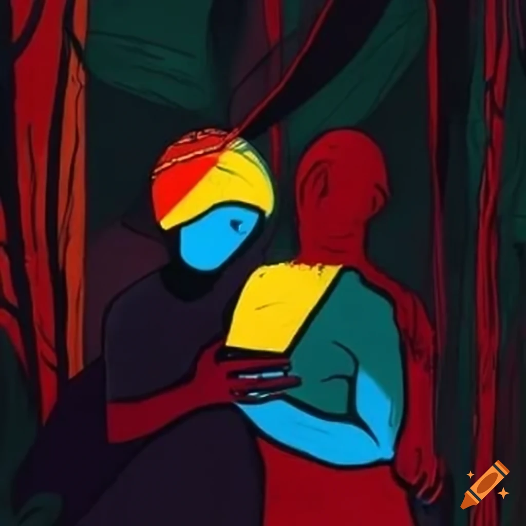 Art capturing genuine intentions and the pain caused by insincere ...