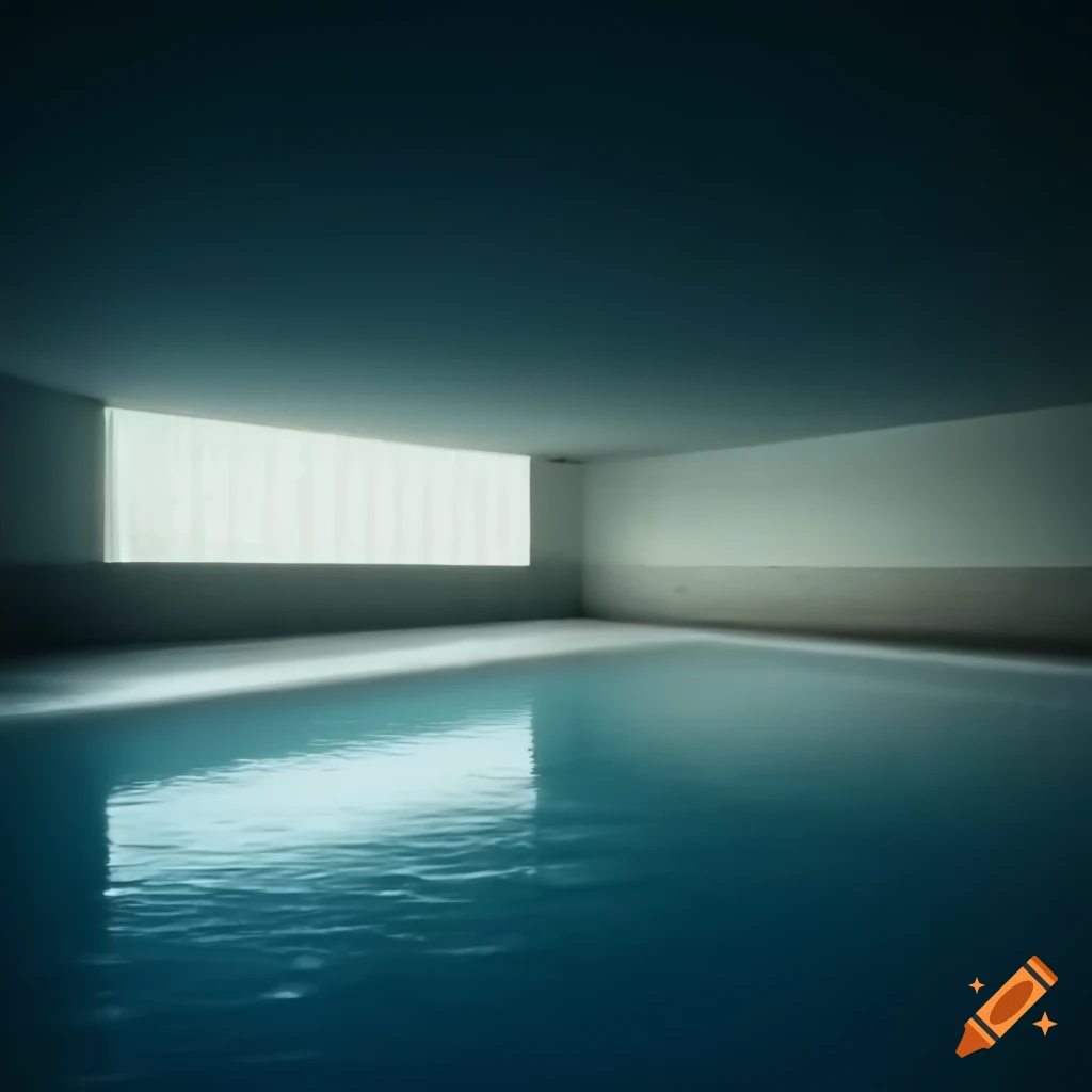 Empty white room with hyperrealistic lighting in a liminal space on Craiyon