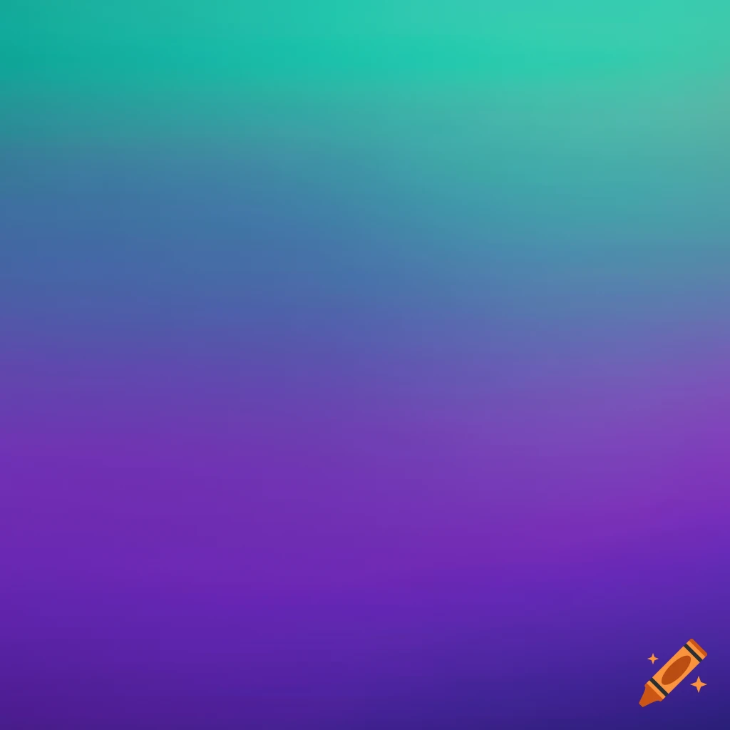 Calming gradient of teal and purple colors on Craiyon