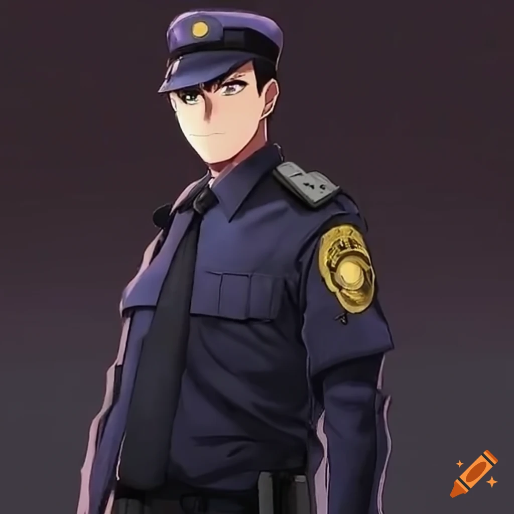 Security guard on Craiyon