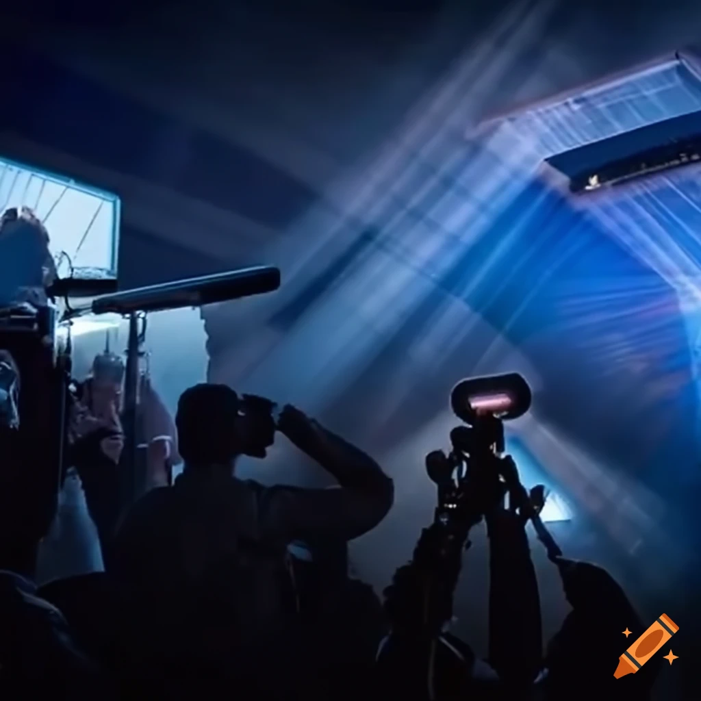 Live streaming event camera on Craiyon