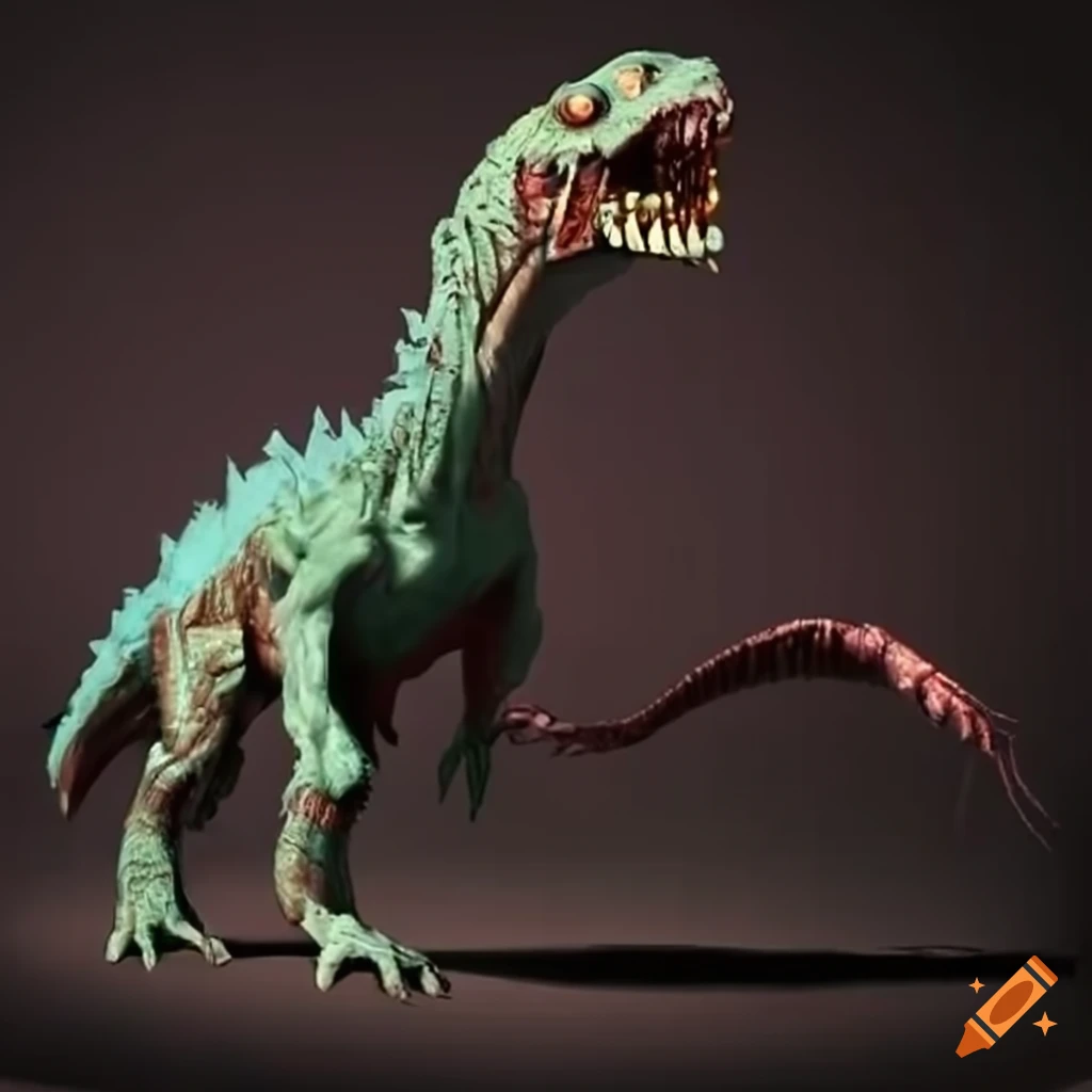 Spinosaurus zombie on Craiyon