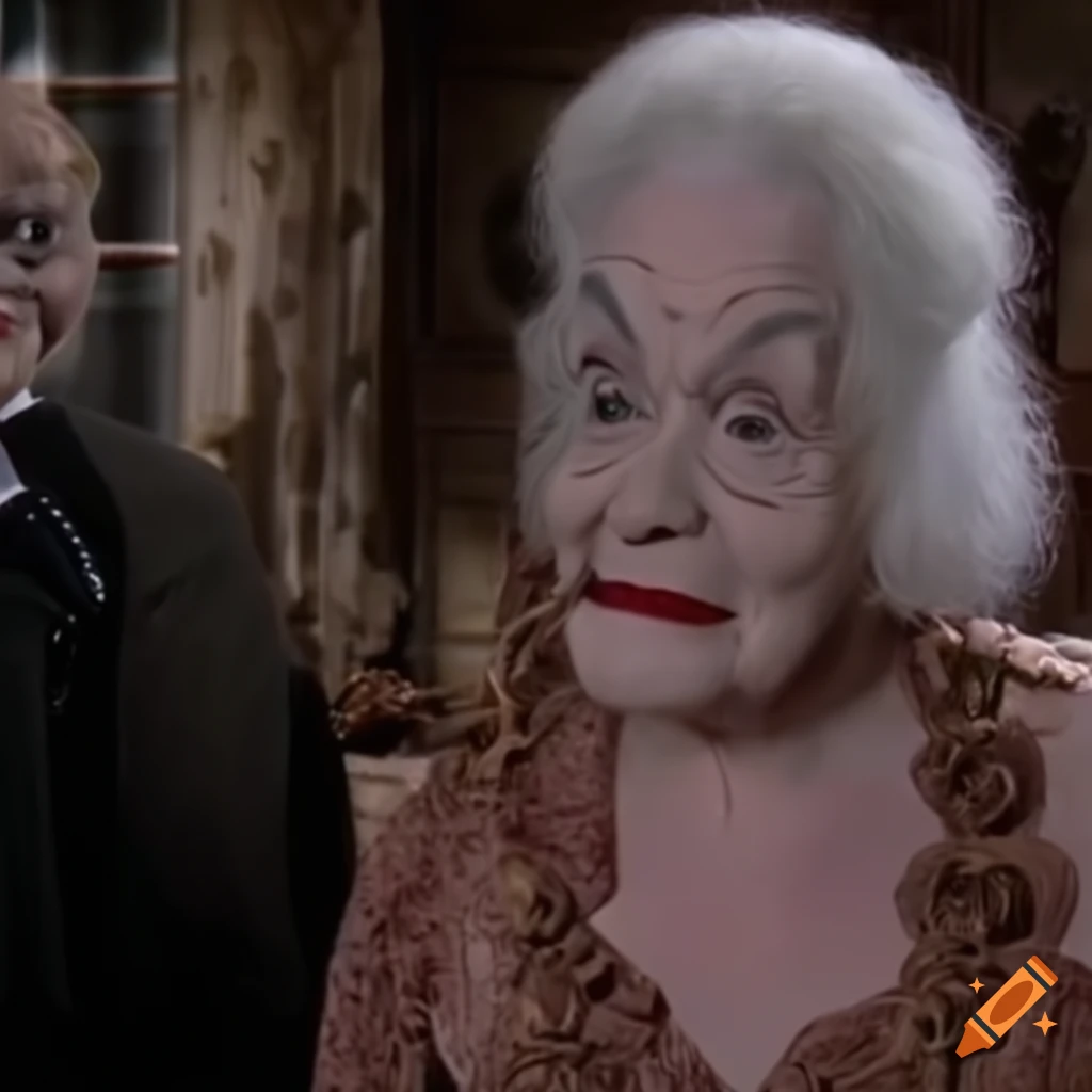 Grandmama from the addams family on Craiyon