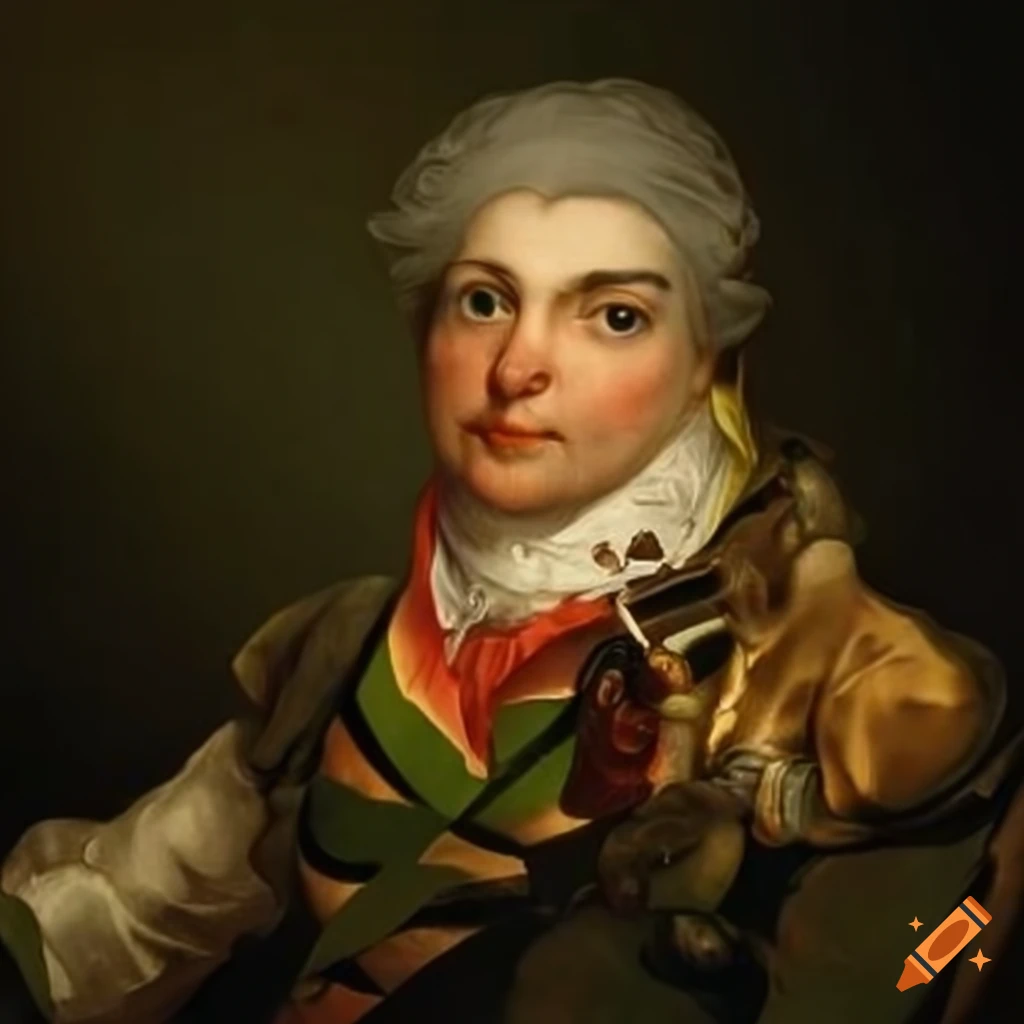 Illustration of Joseph Franu00e7ois Dupleix as a frog on Craiyon