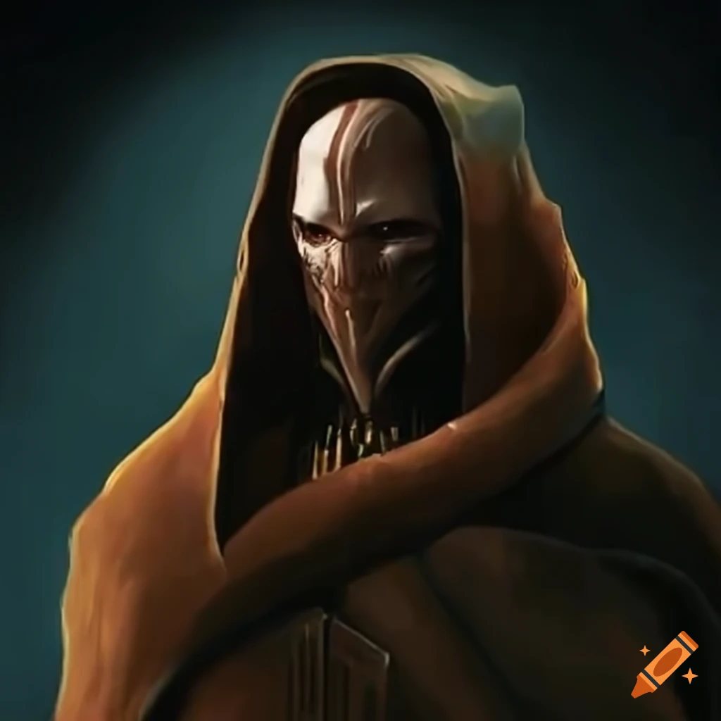 Corellian Jedi warrior in action at the Jedi temple on Craiyon