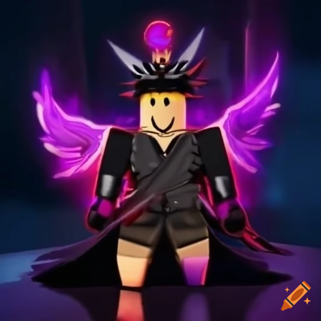 Roblox anime character with loot on Craiyon